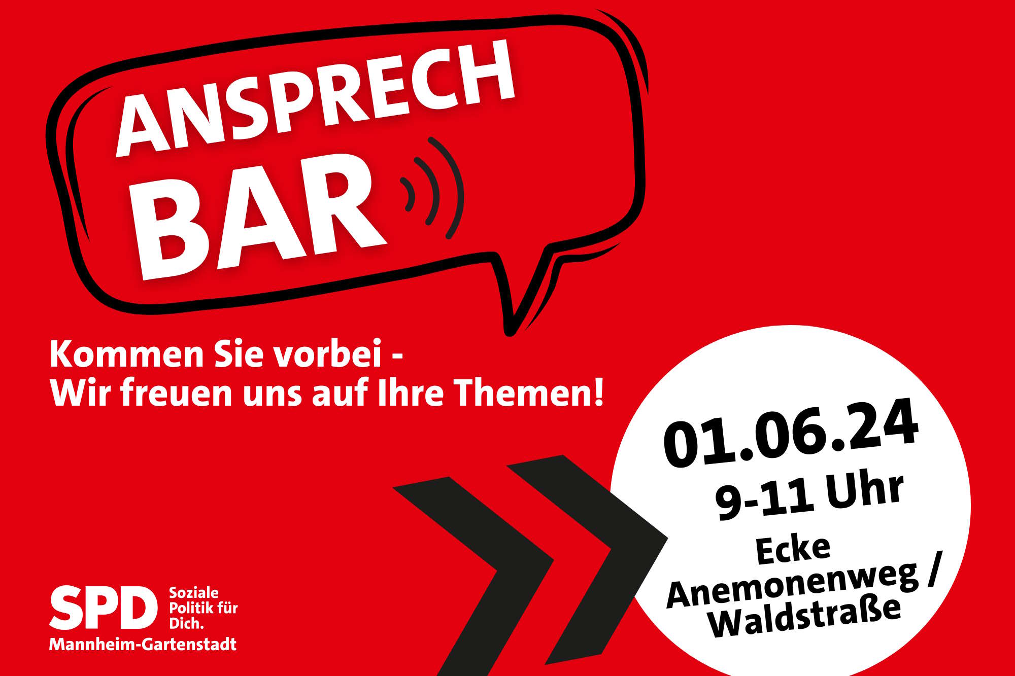 Der Ortsverein Gartenstadt ist wieder AnsprechBar – SPD Mannheim